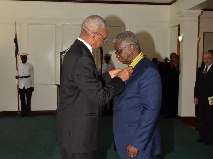 Barbados' Prime Minister conferred with Guyana's Order of Roraima - News Source Guyana