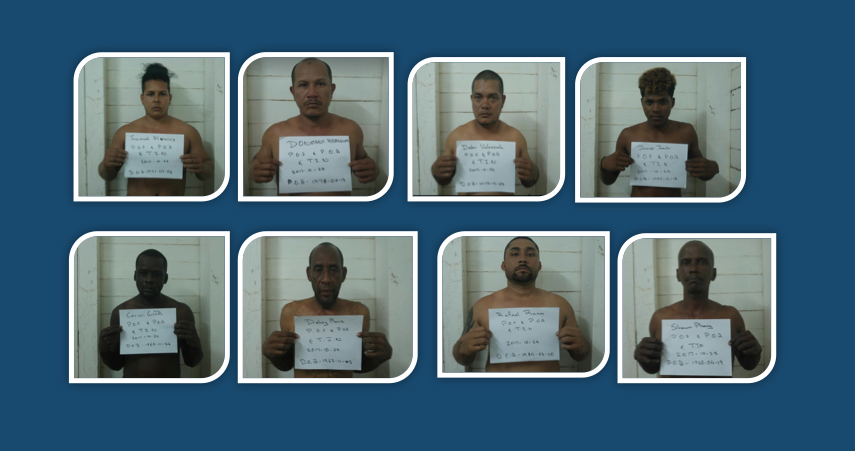 Eight men nabbed in Barima River with high powered weapons and ...
