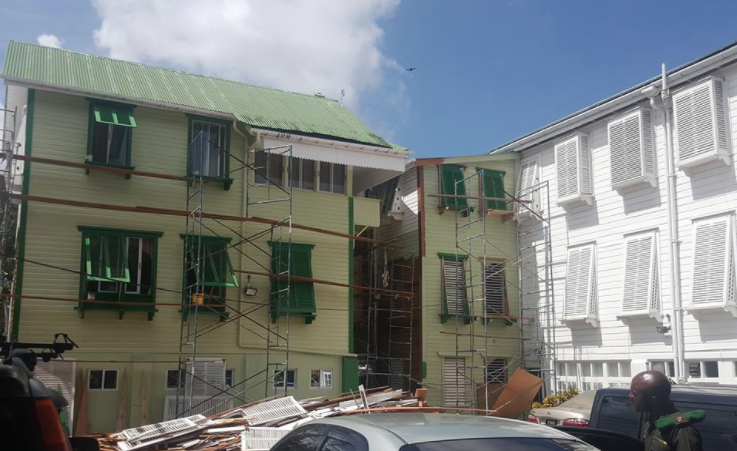 President insists no laws being broken with repair and repainting of ...