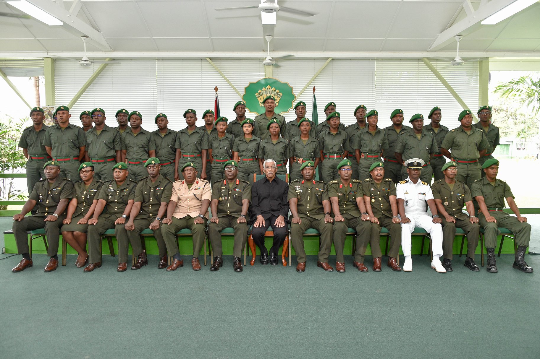 New GDF Officers receive Instruments of Commission - News Source Guyana