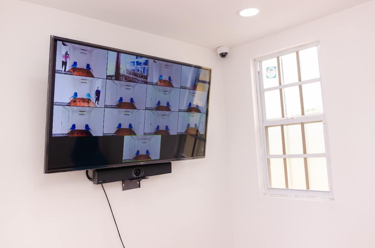 Virtual Courtrooms commissioned at Lusignan Prison - News Source Guyana