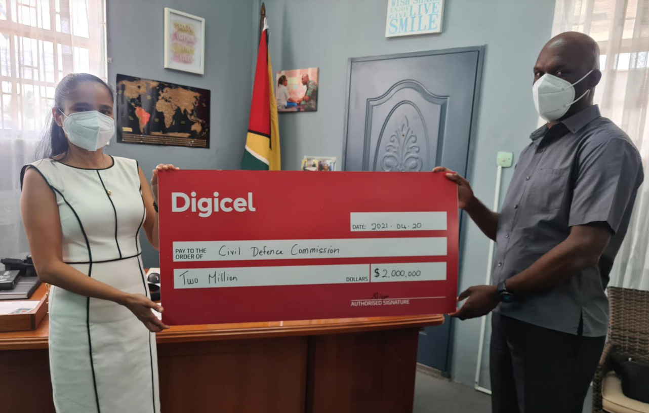 Digicel Guyana donates $2M to CDC relief efforts for St. Vincent - News ...