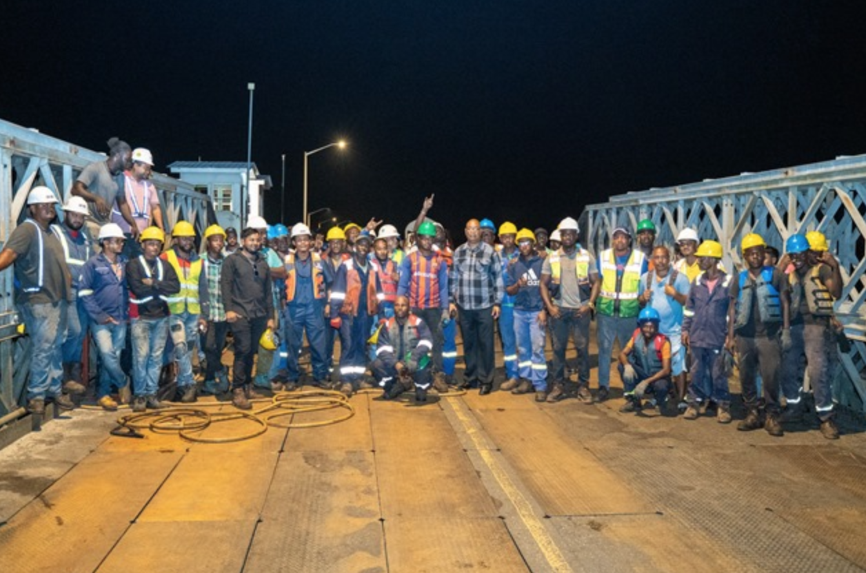 Demerara Harbour Bridge reopens to light traffic; Retractions to ...
