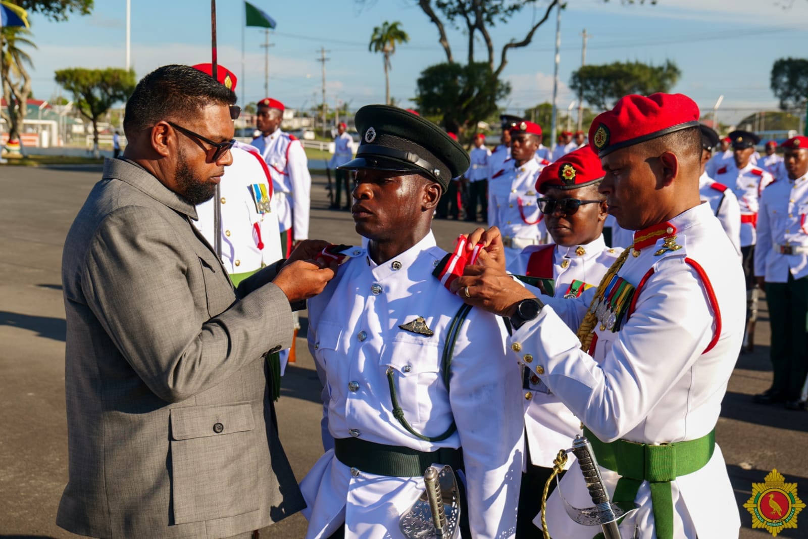 Prison Officer tops GDF's Standard Officer's Course #54 - News Source Guyana