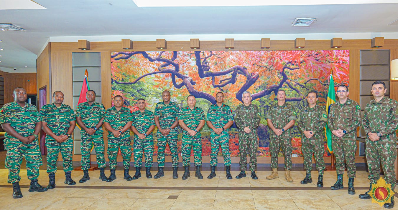 Guyana and Brazil Military Officials meeting on border security and ...