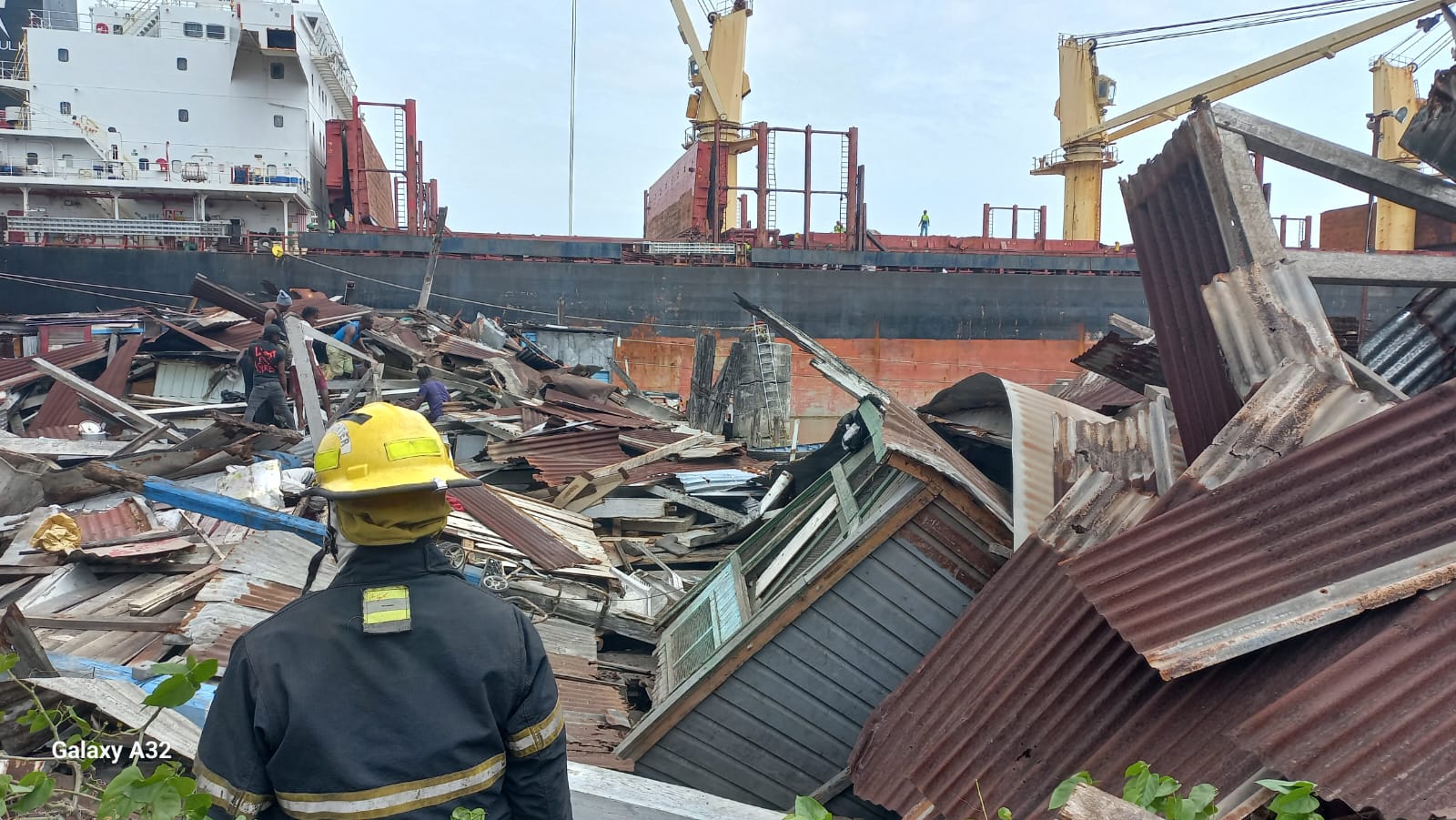 Five injured in Stabroek Market wharf collapse - News Source Guyana