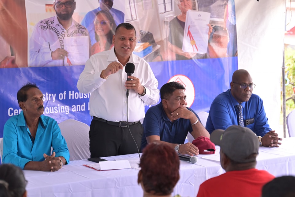 Housing Ministry regularizes 67 lots in Mon Repos North - News Source ...