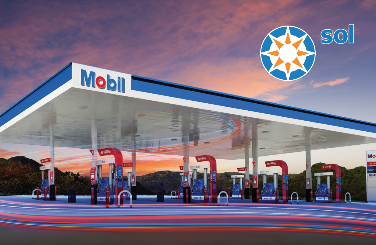 Sol service stations rebranding as Mobil in Guyana - News Source Guyana