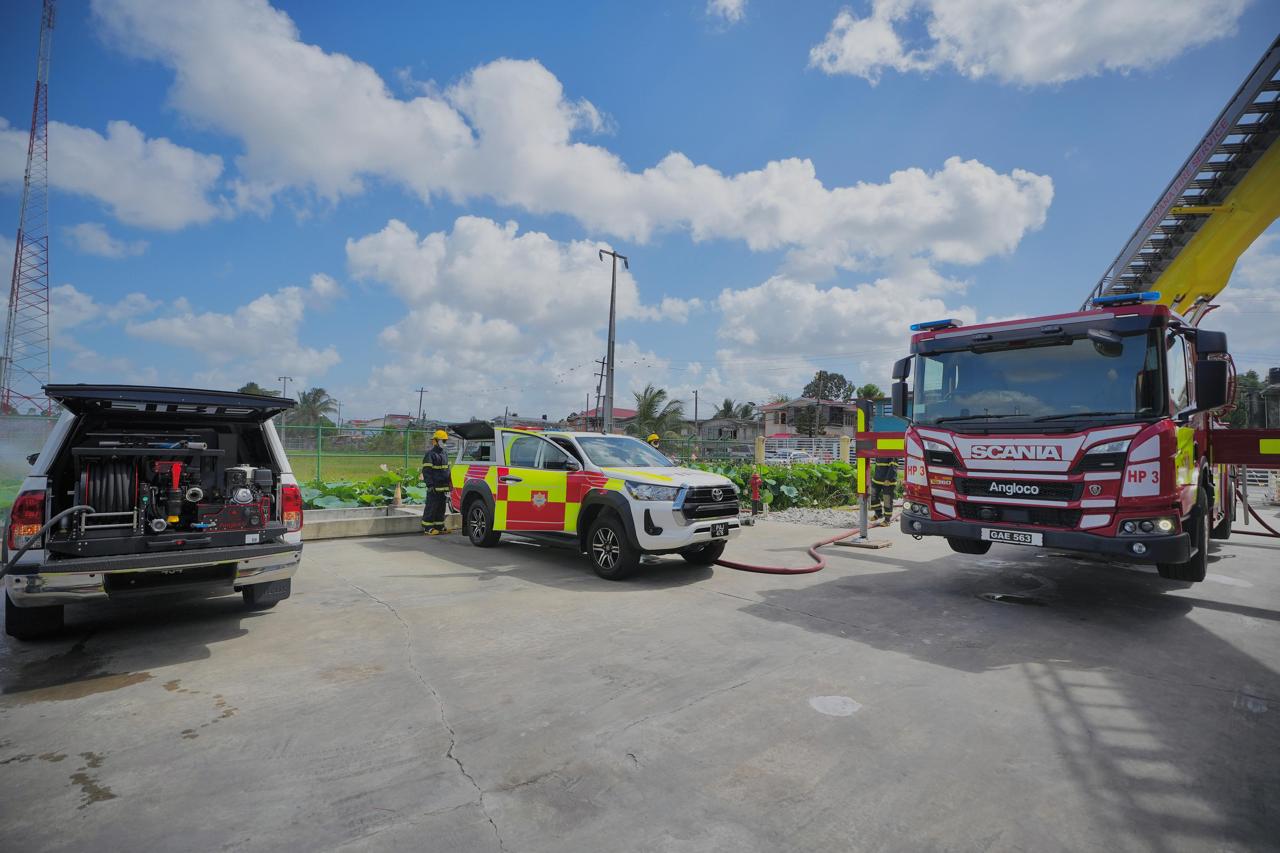 Over $1 Billion in vehicles and equipment handed over to Guyana Fire ...