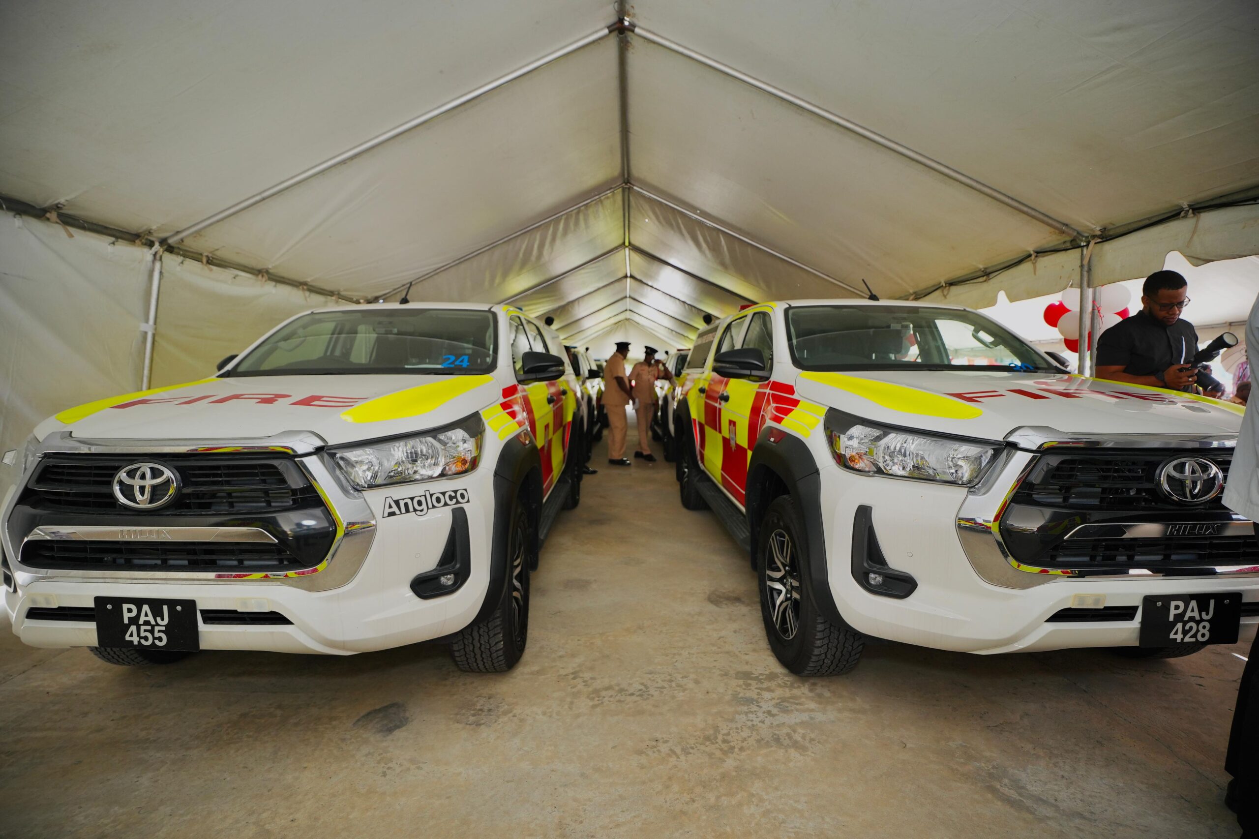 Over $1 Billion in vehicles and equipment handed over to Guyana Fire ...