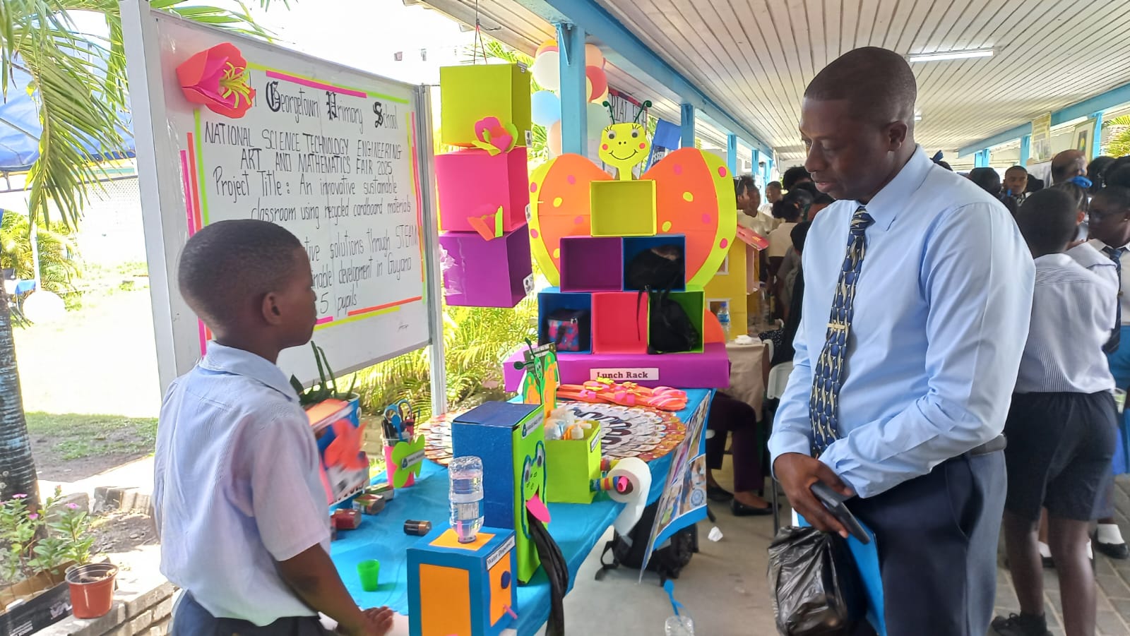Georgetown Education Department's leg of STEAM Fair opens - News Source Guyana