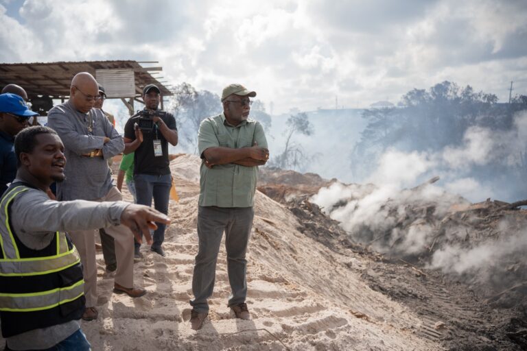 Sawmill waste site fire in Linden declared disaster; CDC funneling more ...