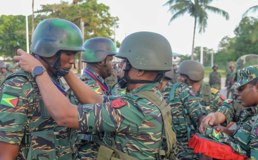 Six GDF members honoured and promoted over actions while under attack ...