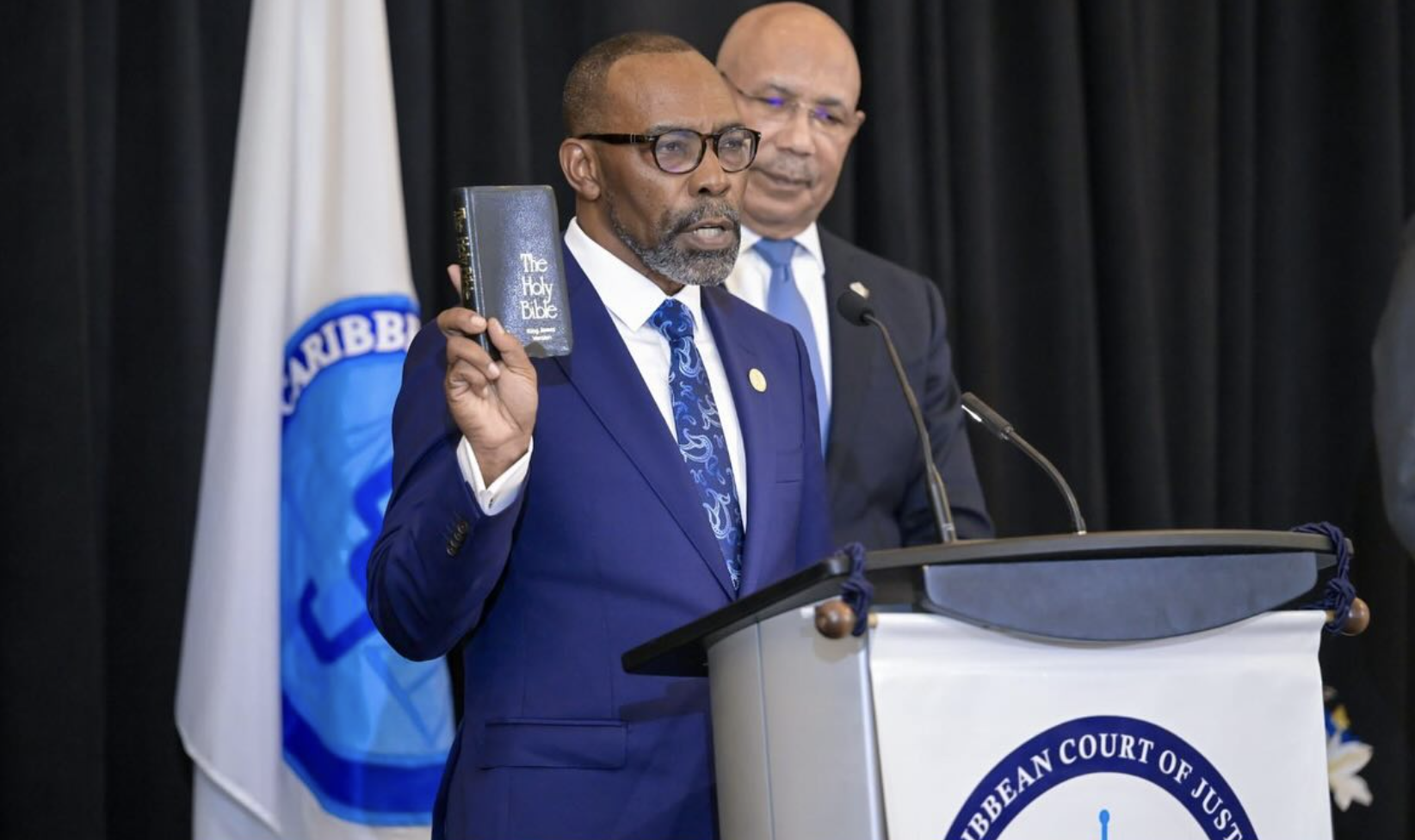 New President of CCJ, Justice Winston Anderson, takes oath of office ...