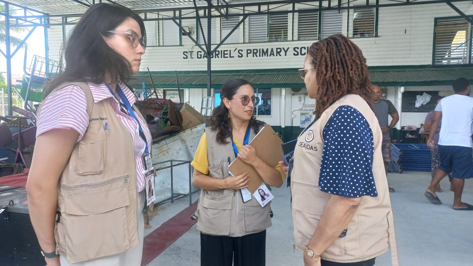 OAS team impressed with professionalism by polling day staff and voting ...