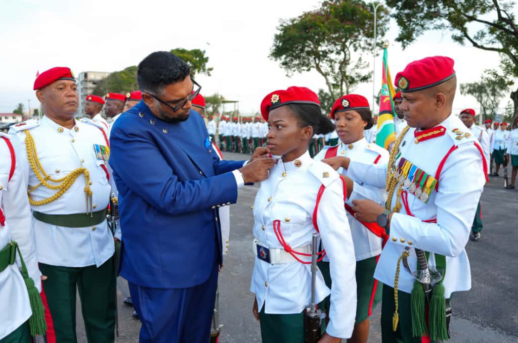 Police Cadet Officer tops GDF Standard Officers' Course - News Source ...