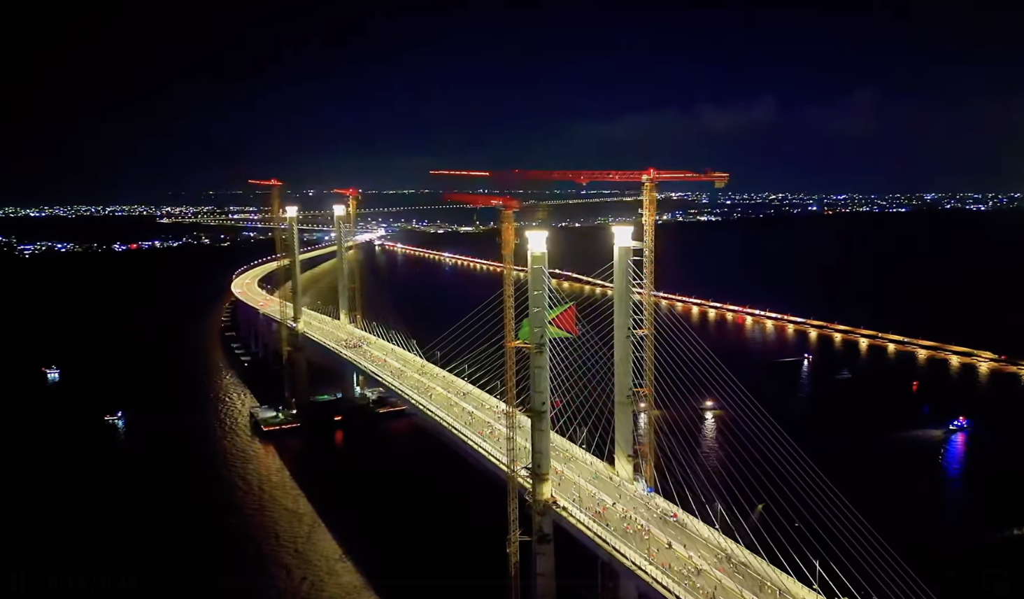 The new Bharrat Jagdeo Demerara River Bridge commissioned as symbol of ...
