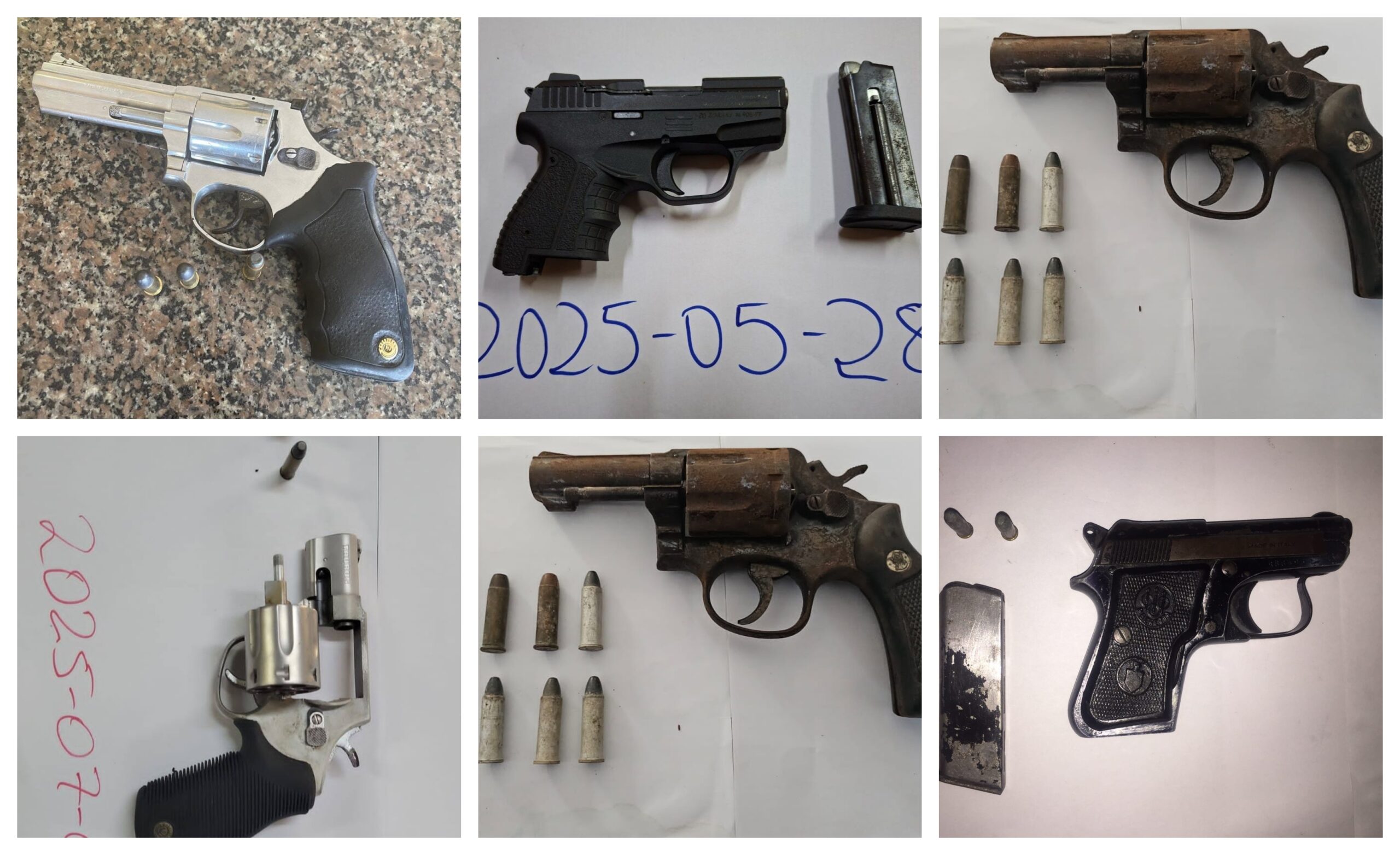 100 illegal firearms seized by Police since start of 2025 - News Source ...