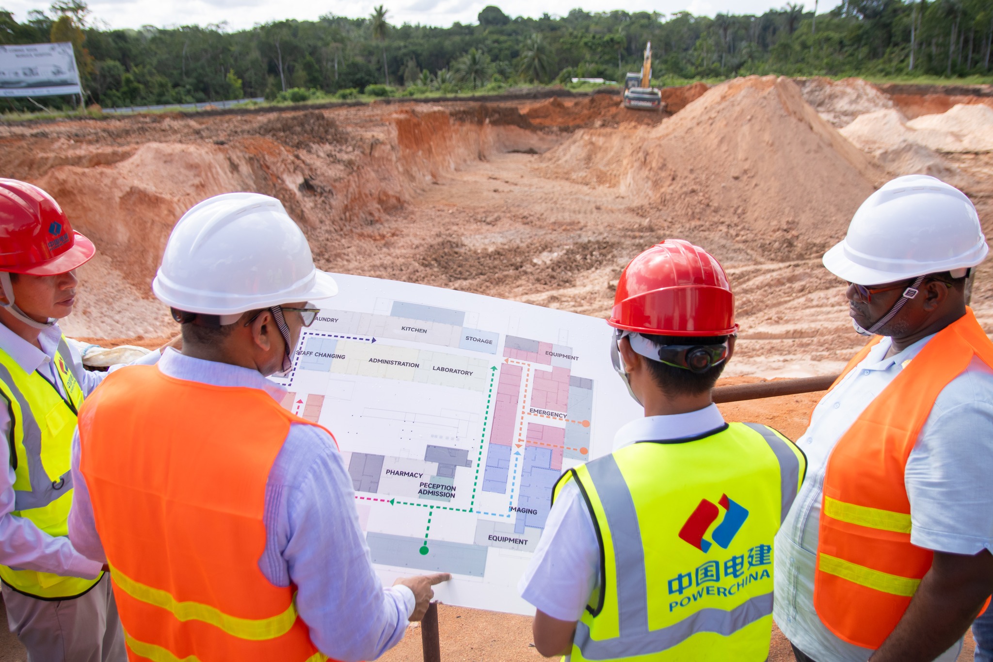 Land preparation works begin at construction site for Moruca Regional ...