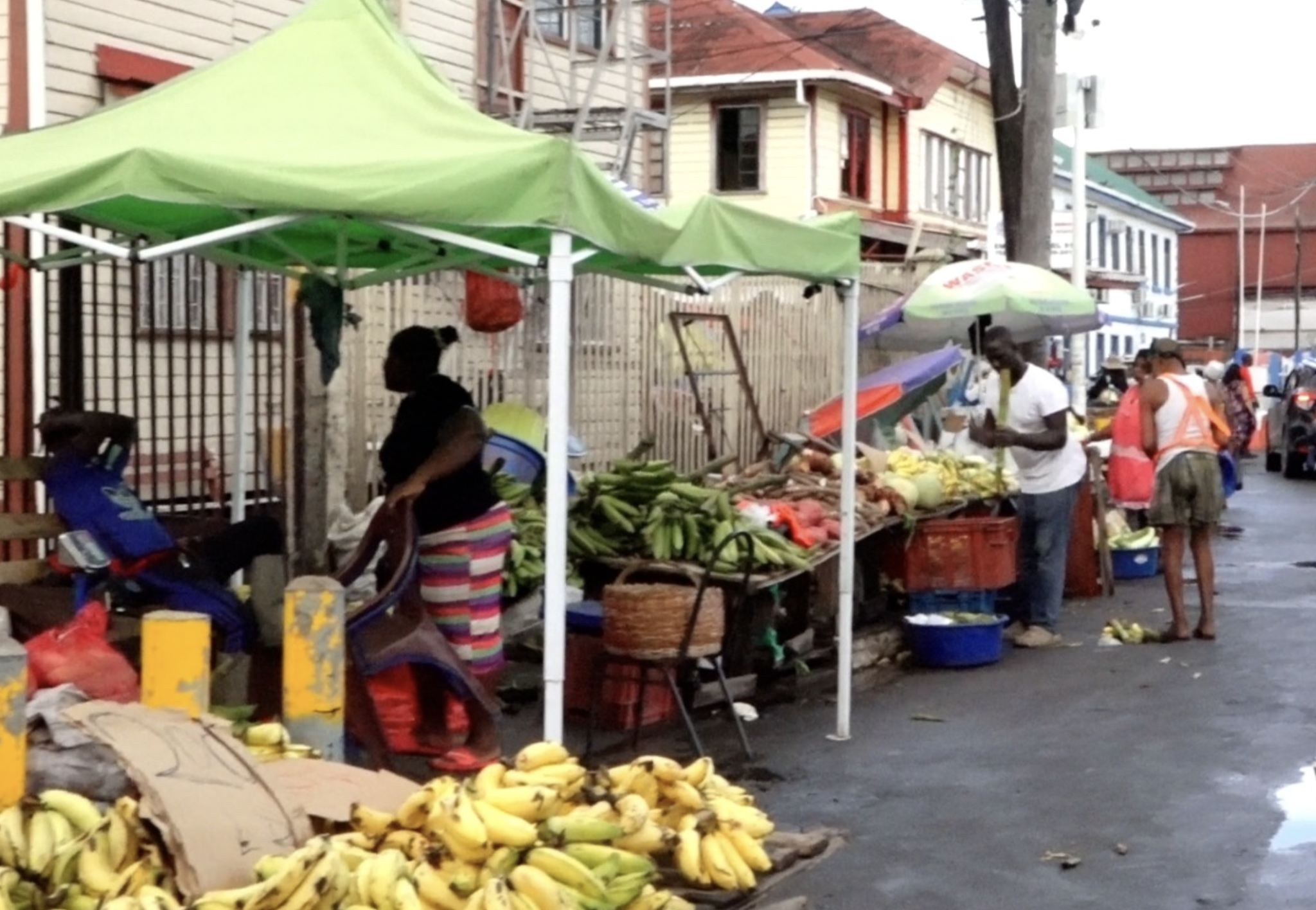 Produce vendors outside Stabroek market complain about lack of ...