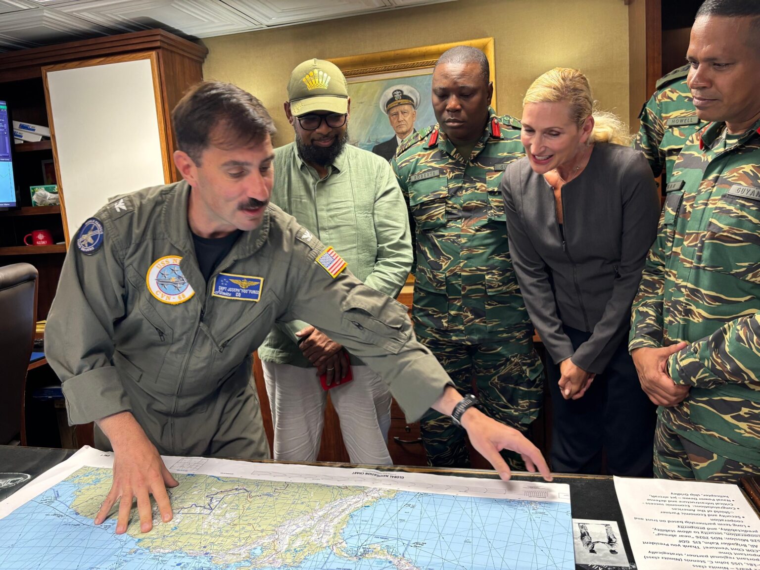 President Ali and Government and national security team visit US Navy ...
